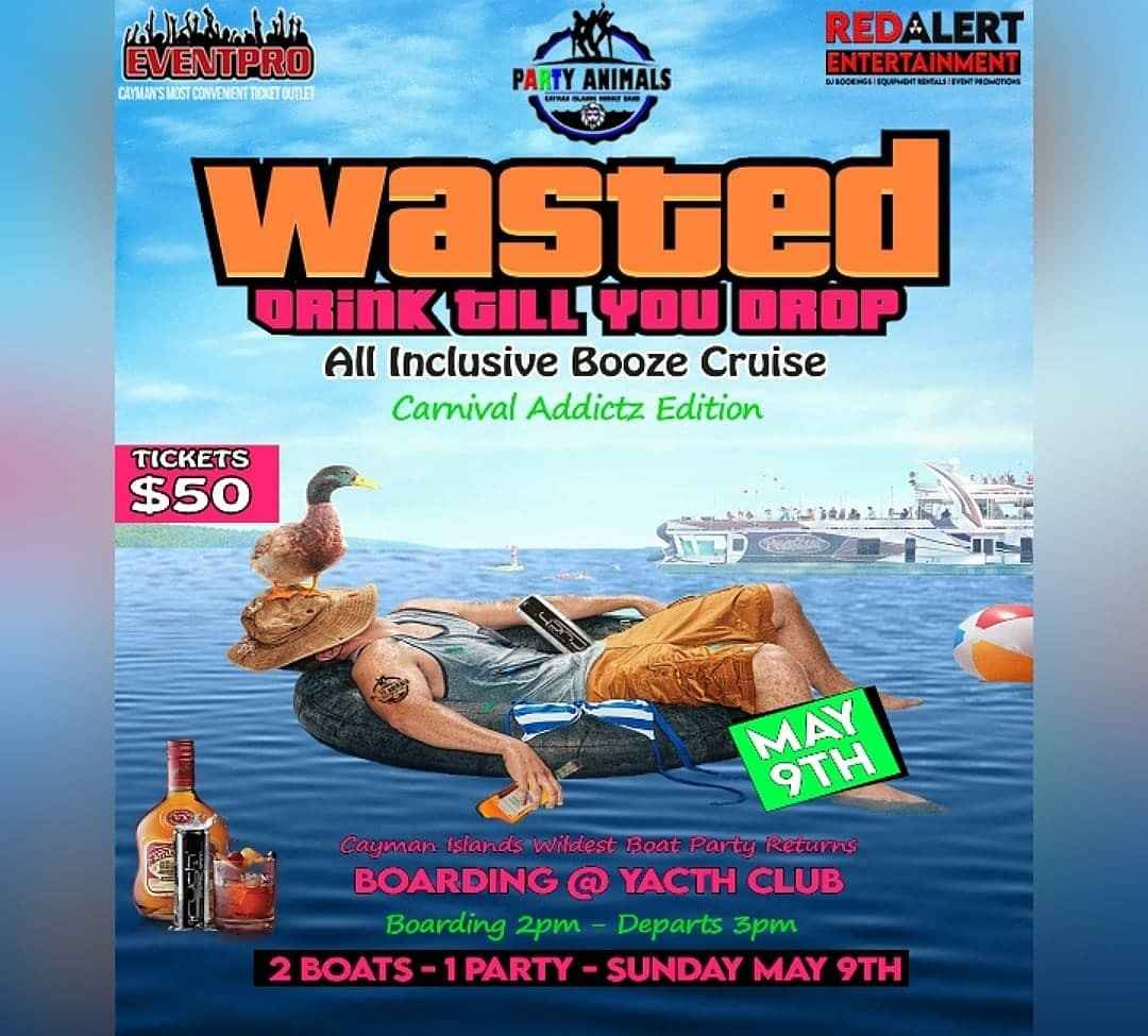 WASTED Part 3: Carnival Booze Cruise by Party… | Explore Cayman