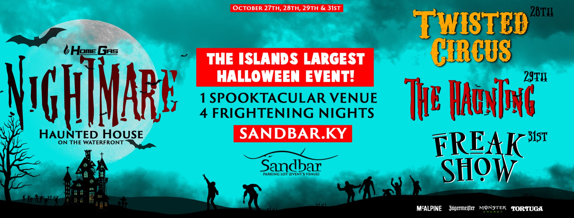 The Haunting & Nightmare Haunted House , Sandbar | Cayman Good Taste