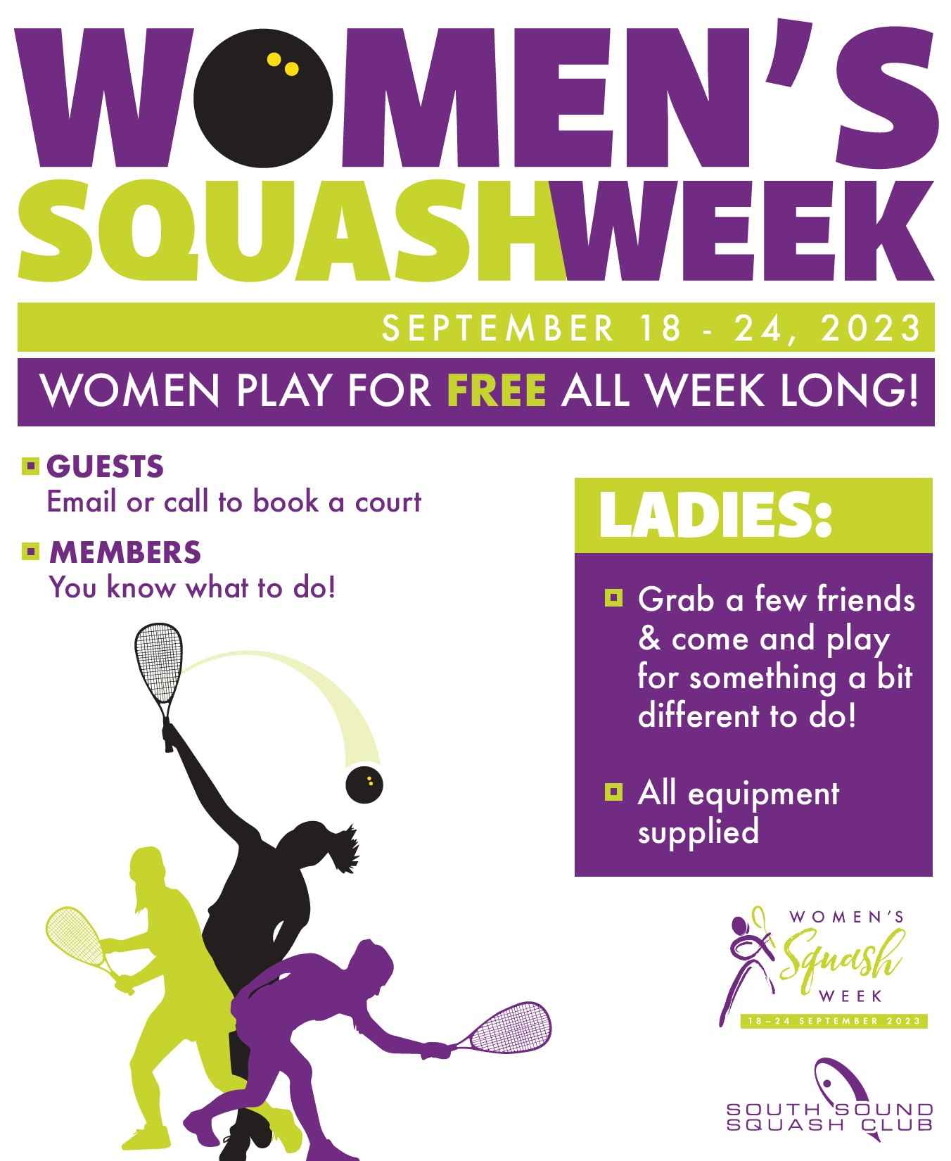 Women's Squash Week by South Sound Squash Club | Explore Cayman