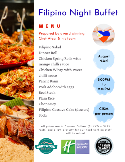 Filipino Dinner Buffet | Cayman Good Taste